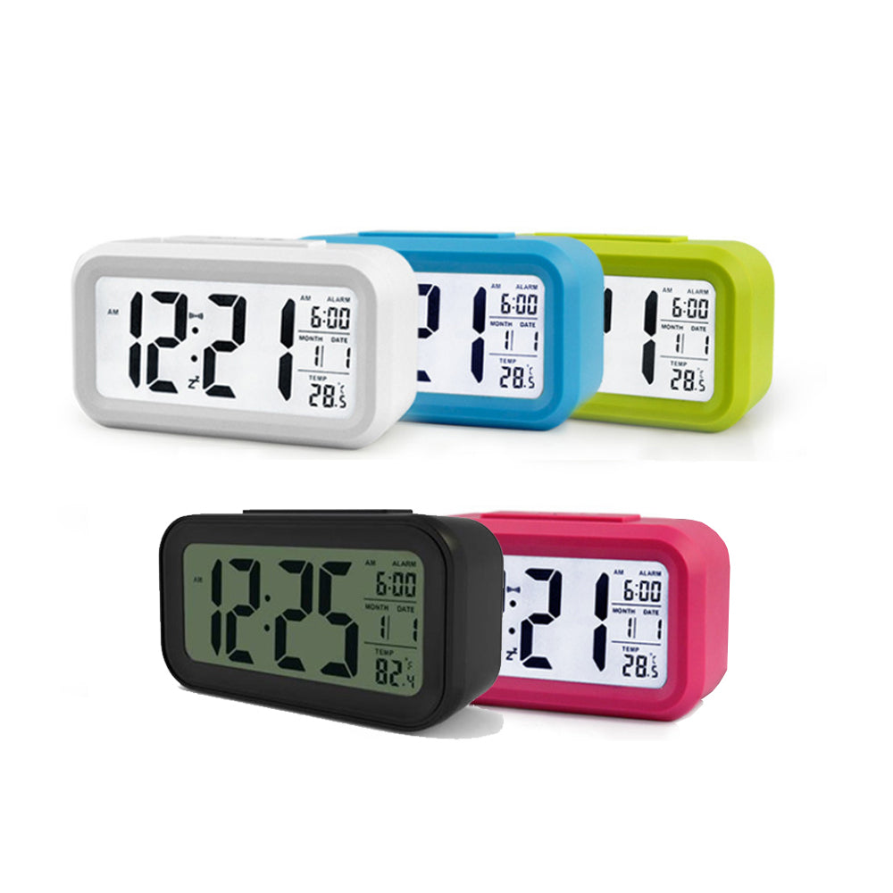 Smart Digital Clock With Date, Day and Temperature Display — FUNKY.sg